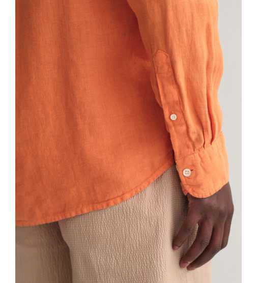Gant - Regular Fit Garment-Dyed Linen Shirt Size S