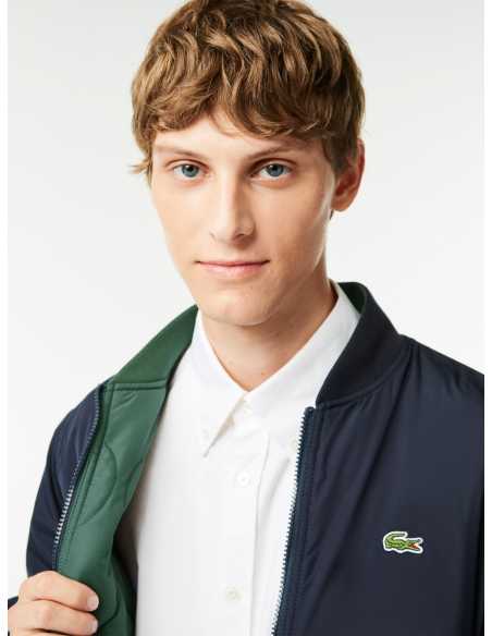 Lacoste - MEN'S LACOSTE REVERSIBLE QUILTED TAFFETA BOMBER JACKET Size M