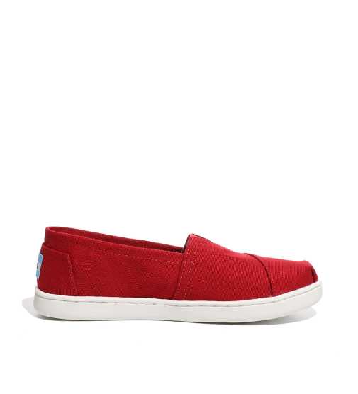 TOMS - RED CNVS TN ALPR ESP Size 36