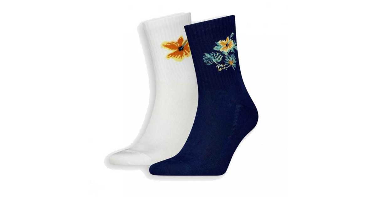 Levis® - LEVIS SHORT CUT PLACED FLOWER 2P Size 39-42