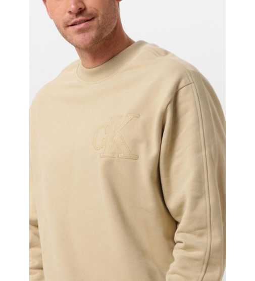 CALVIN KLEIN - CK APPLIQUE CREW NECK ზომა L
