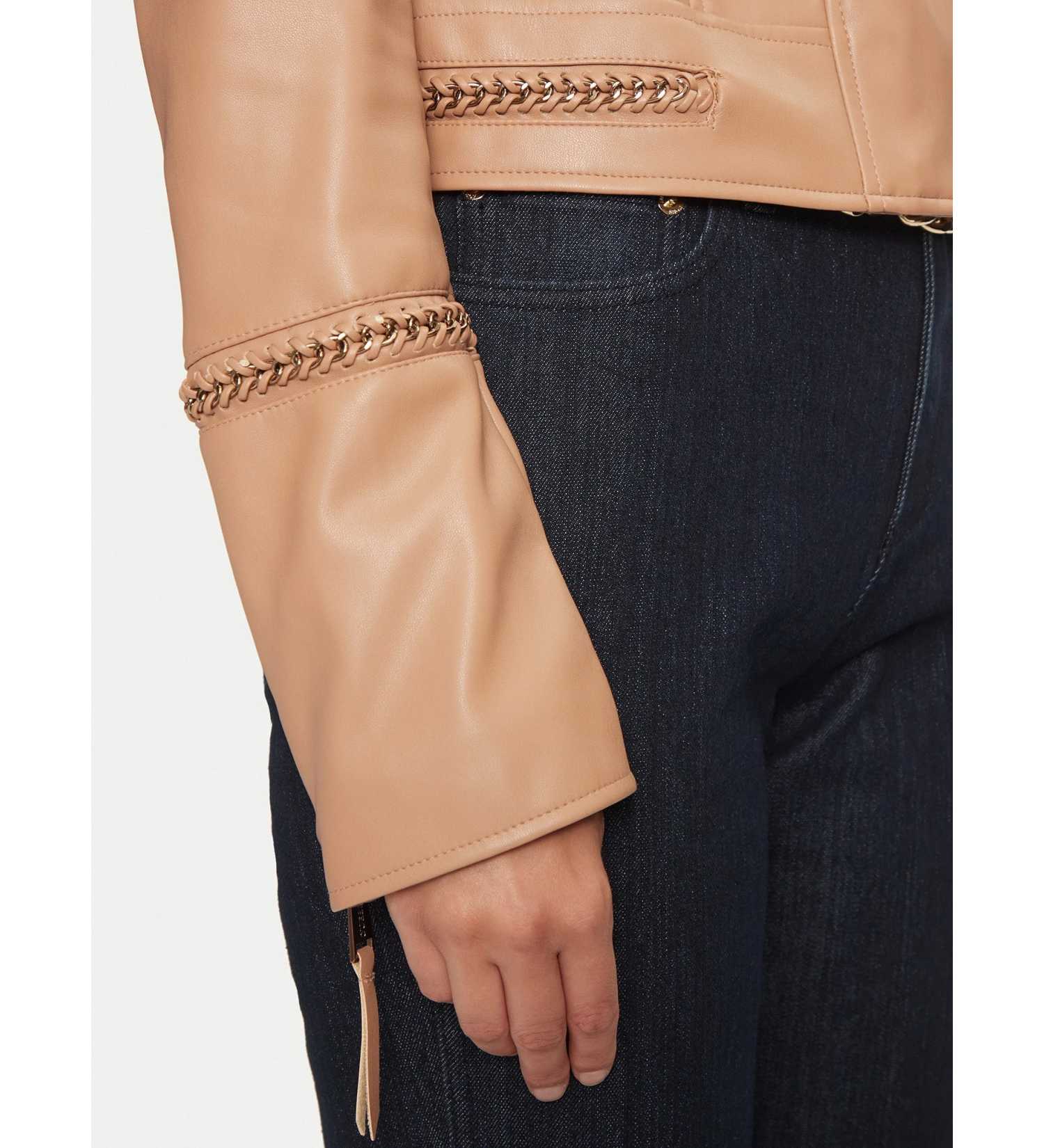 GUESS - ALICE CHAIN CROPPED JACKET ზომა L (დიდი)