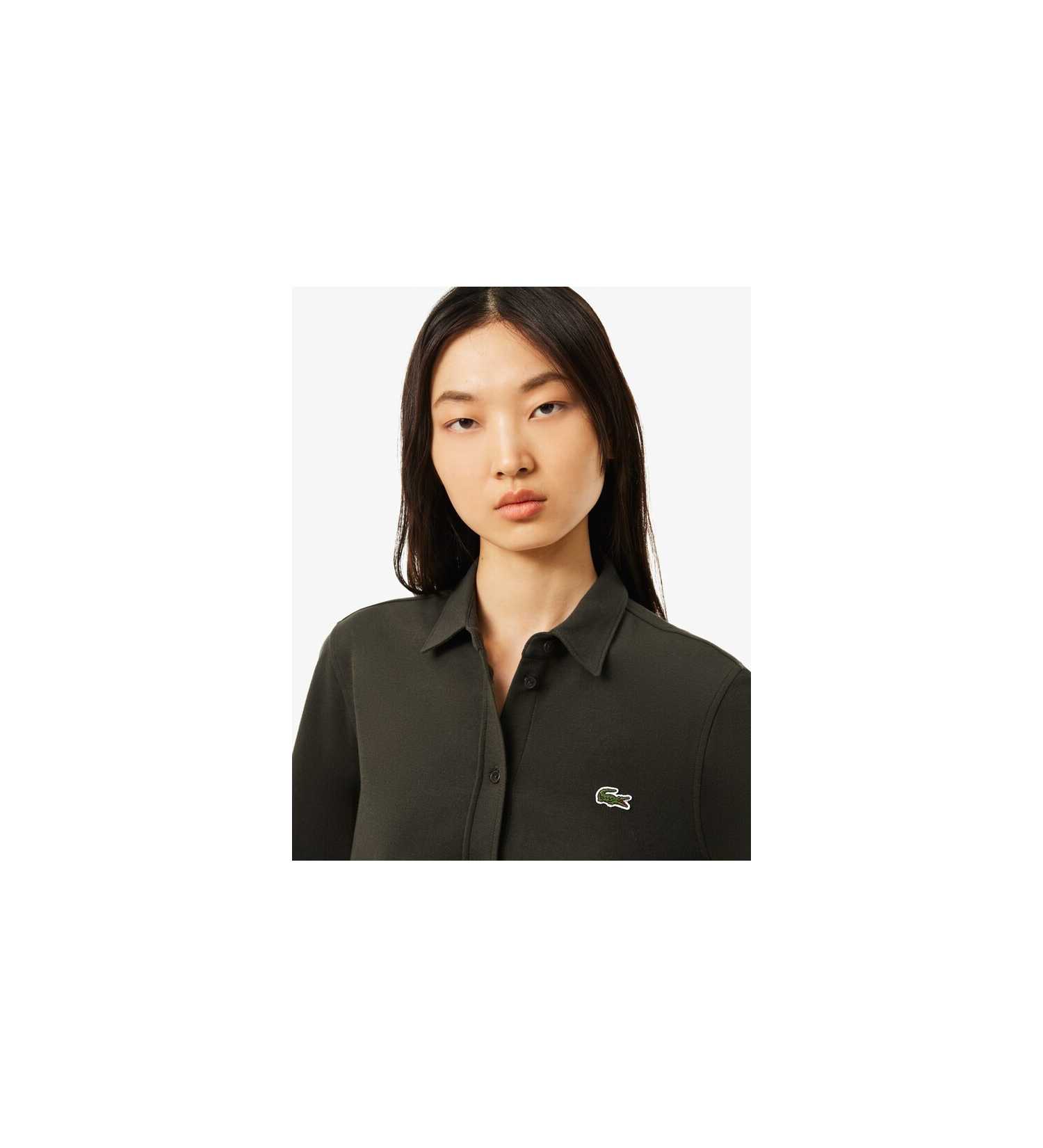 Lacoste - elted Piqué Shirt Dress ზომა L