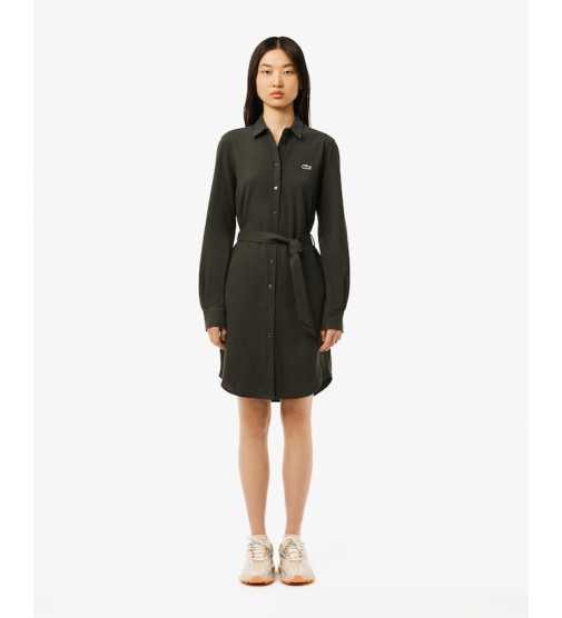 Lacoste - elted Piqué Shirt Dress ზომა L
