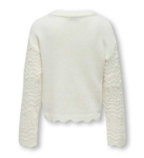 KIDS ONLY - KOGGENOVA L/S O-NECK STRUCTURE KNT Size 5-6 YEARS