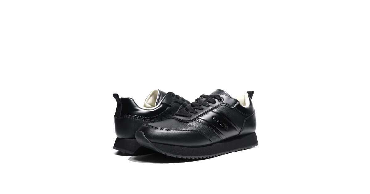 CALVIN KLEIN - LOW TOP LACE UP LOGO LTH ზომა 40